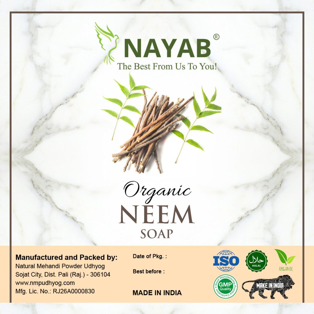 Organic Neem Soap - NMP Udhyog